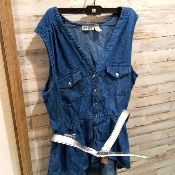 Gold Flava | Tops | Gold Flava Womens Denim Top Box 3 823 | Poshmark